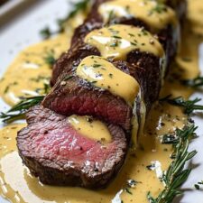 Succulent Beef Tenderloin with Silky Bearnaise Sauce