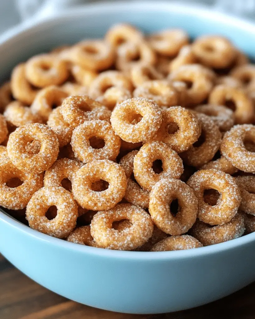 Cinnamon Sugar Cheerios Snack Recipe