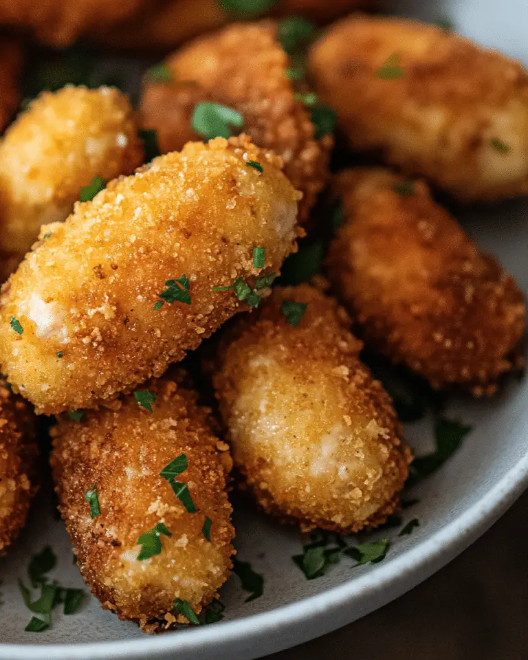 Crispy Chicken Croquettes with a Savory Filling