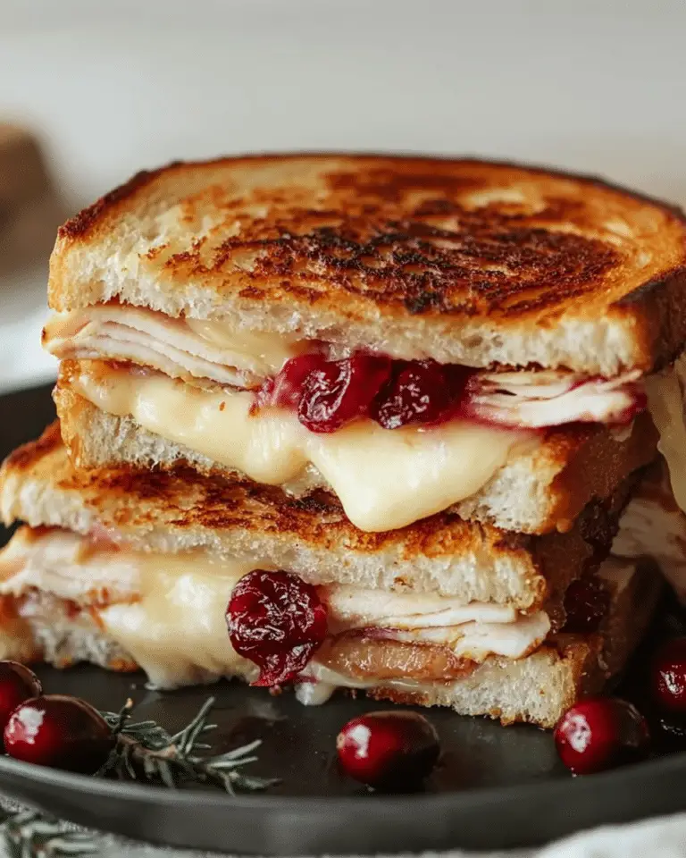Cranberry Turkey Grilled Cheese Sandwich Recipe: A Tasty Twist