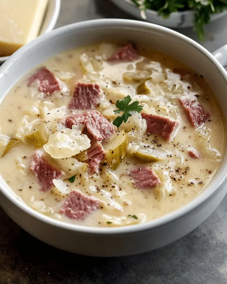 Creamy Reuben Soup Recipe: A Hearty Comforting Meal