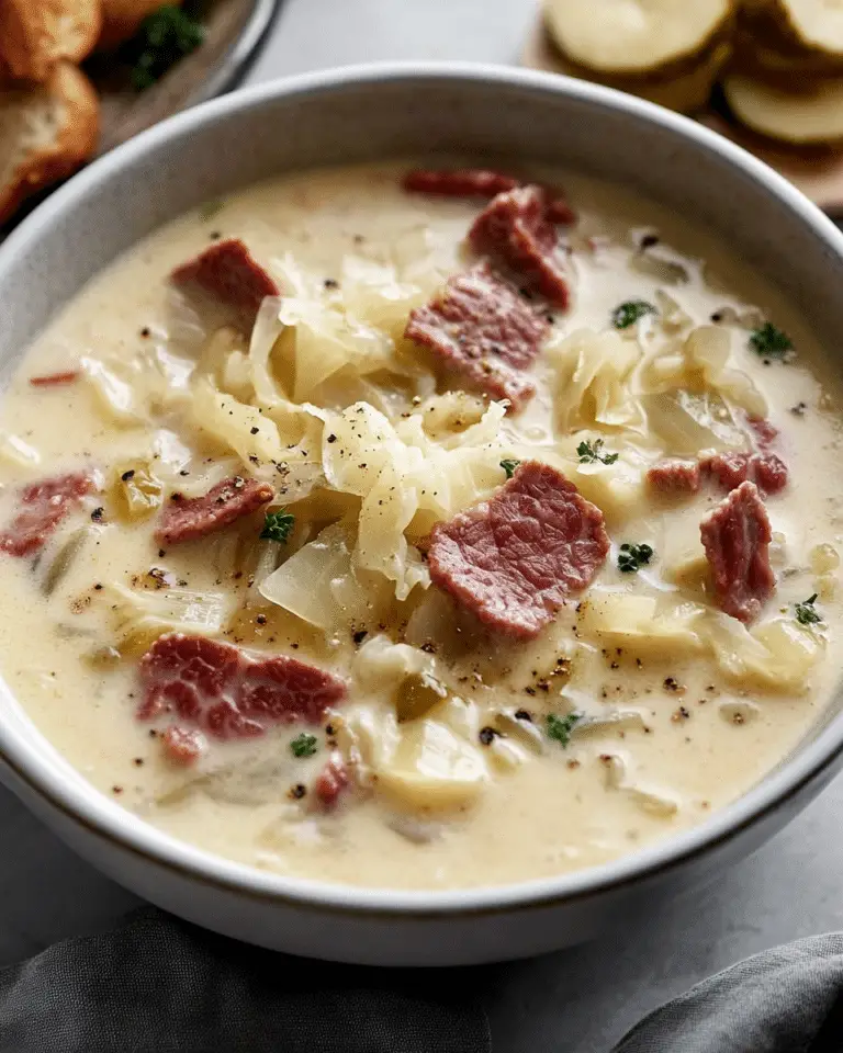 Creamy Reuben Soup Recipe: A Hearty Comforting Meal