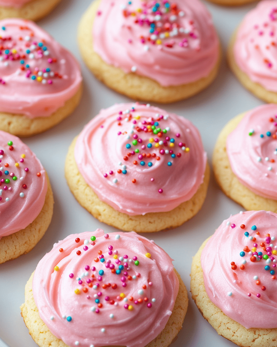 Soft Lofthouse Cookies with Sweet Frosting Recipe