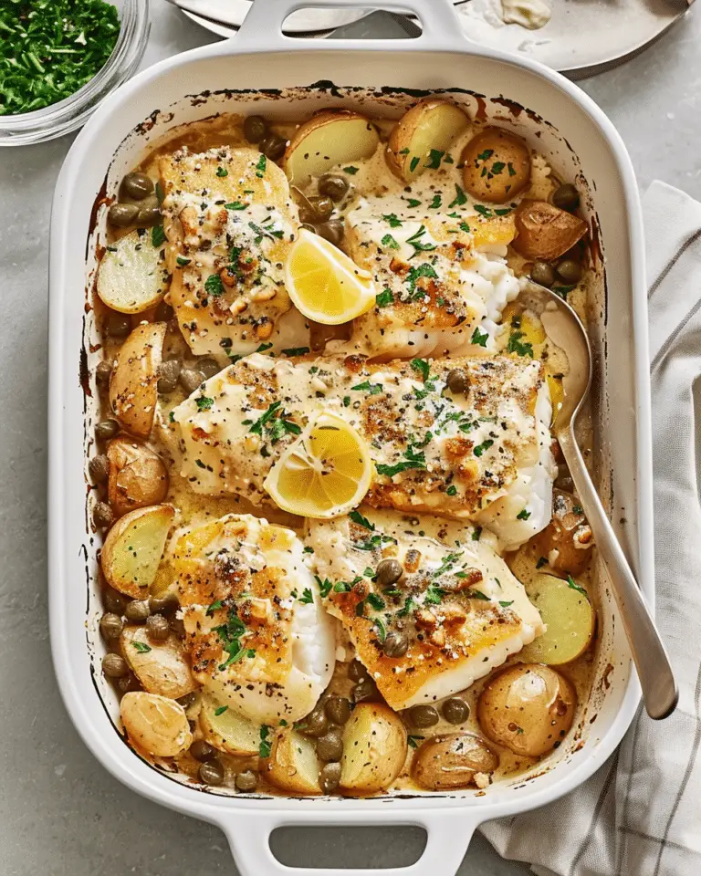 Cod and Potatoes in a Luscious Rosemary Cream