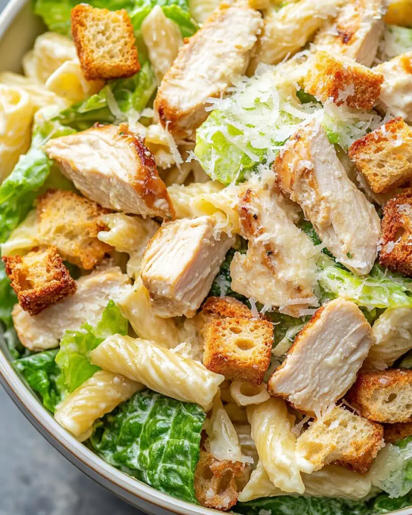 Chicken Caesar Pasta Salad