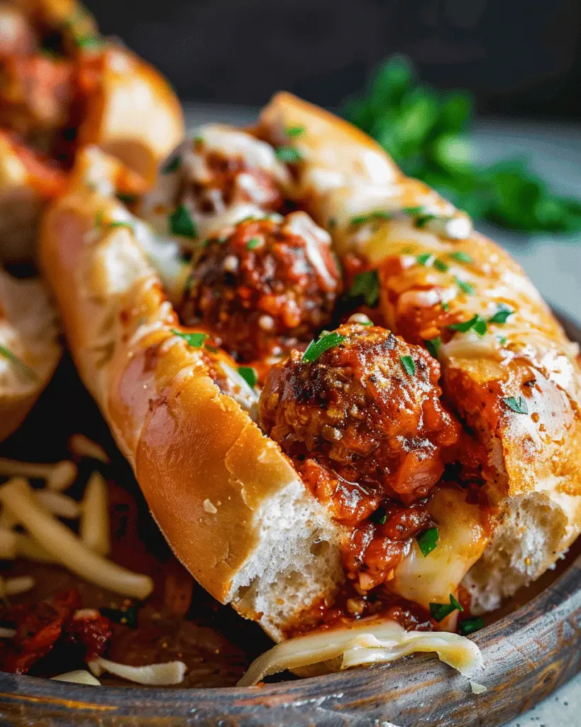 Delicious Meatball Subs with Homemade Sauce