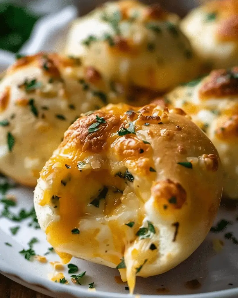 Garlic Cheddar Biscuits (Garlic Cheese Bombs)