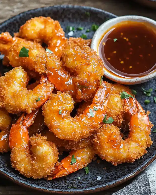 Crispy Fried Shrimp with Sweet and Spicy Sauce