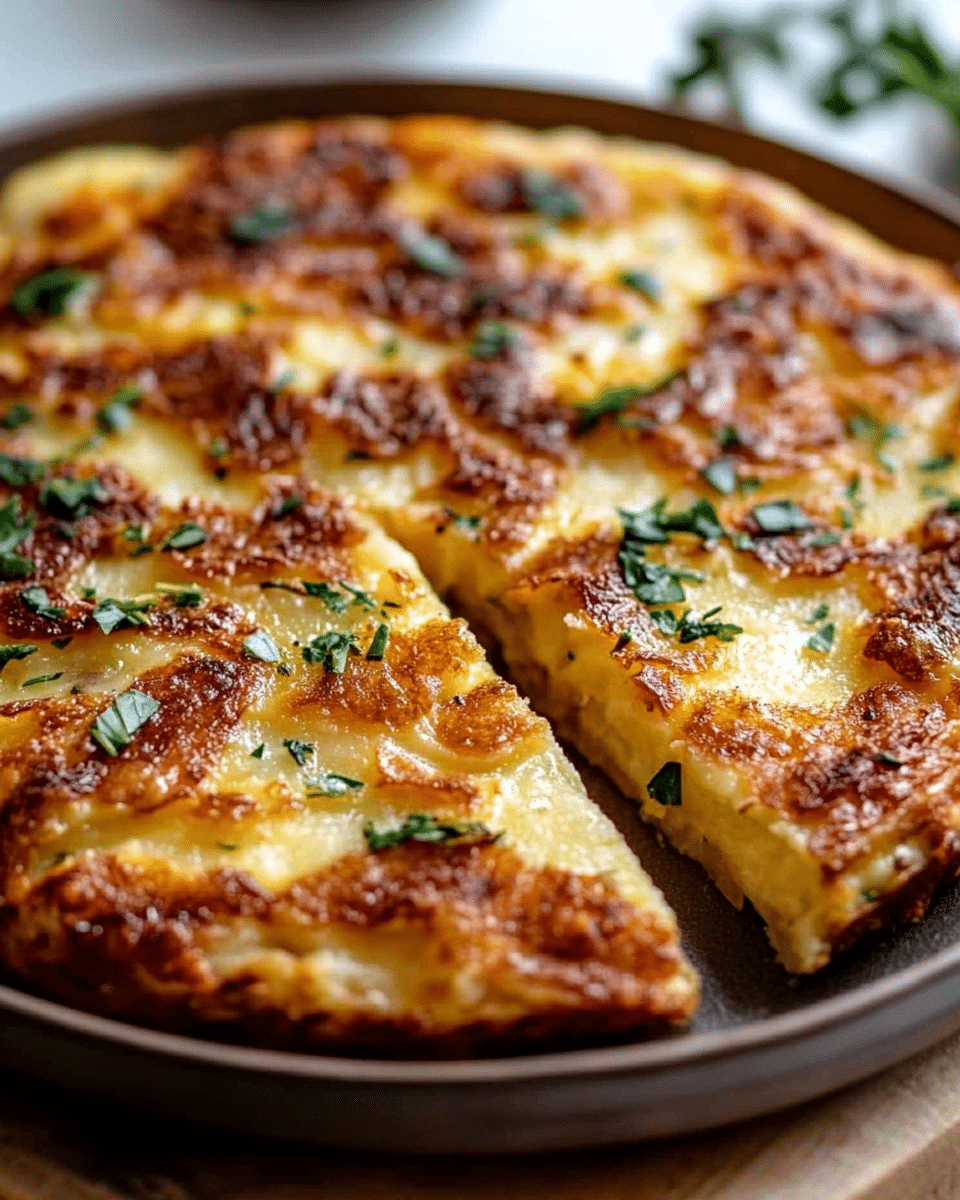Golden Cheese and Herb Potato Frika