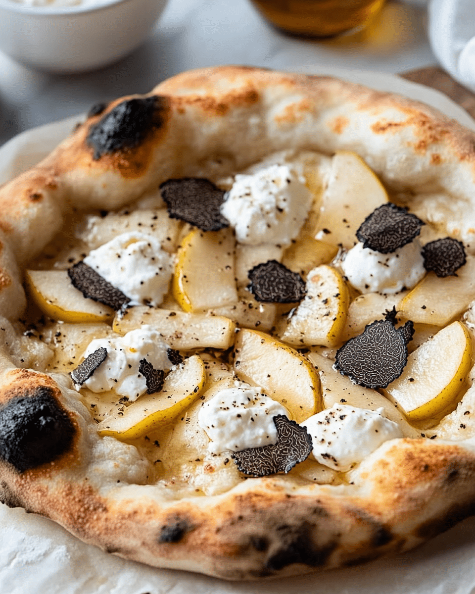 Pear and Truffle Pizza Recipe