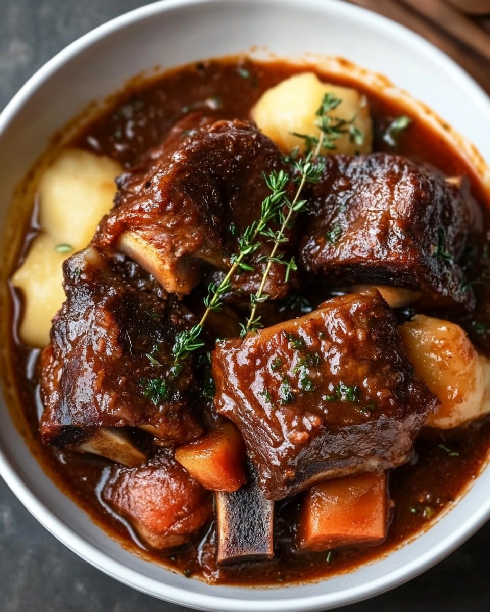 Italian Braised Beef Short Ribs