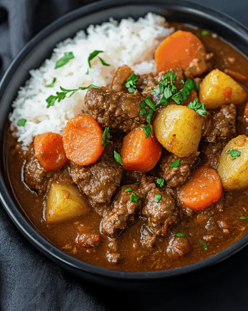 Flavorful Jamaican Curry Beef Stew Recipe