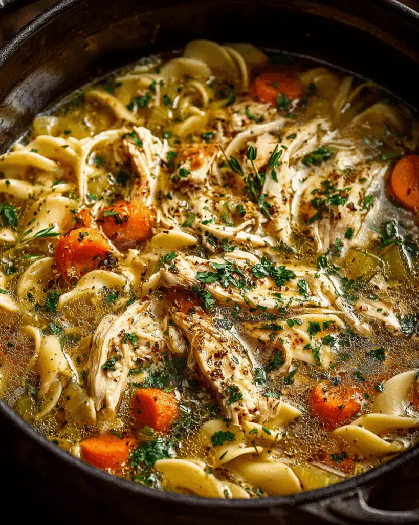 Homemade Chicken Noodle Soup – A Classic Comfort Food