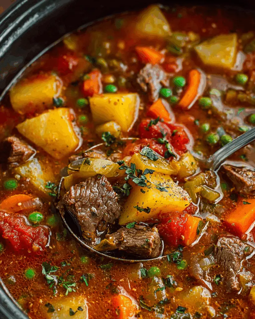 Hearty Beef & Vegetable Soup