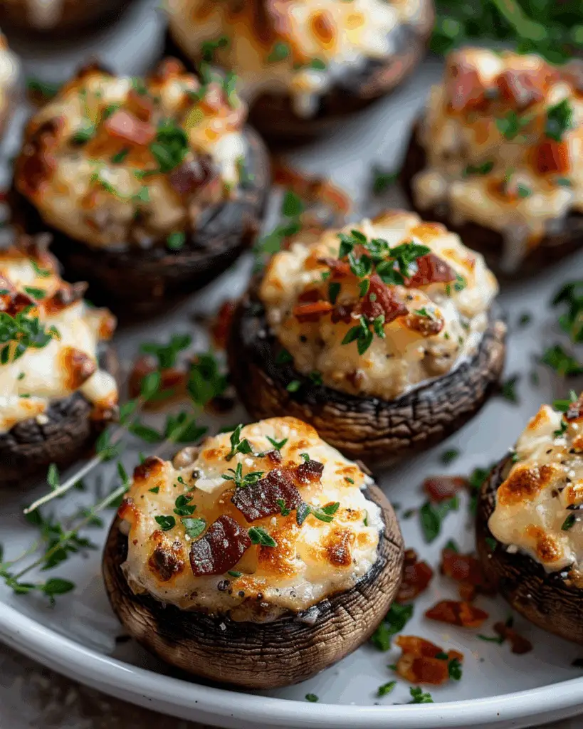 Deliciously Stuffed Mushrooms with a Savory Filling