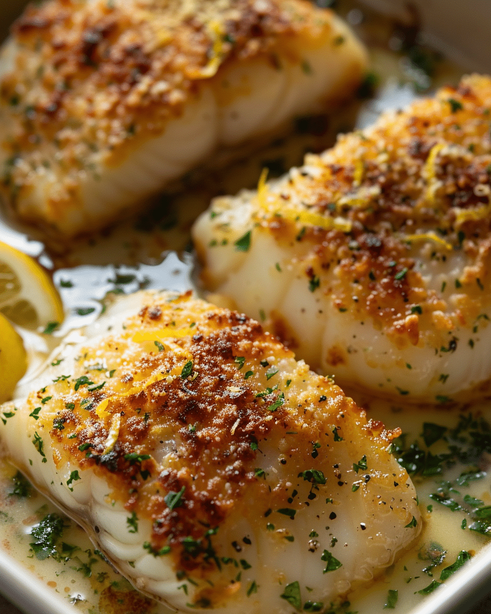 Whip up this Baked Parmesan Crusted Cod