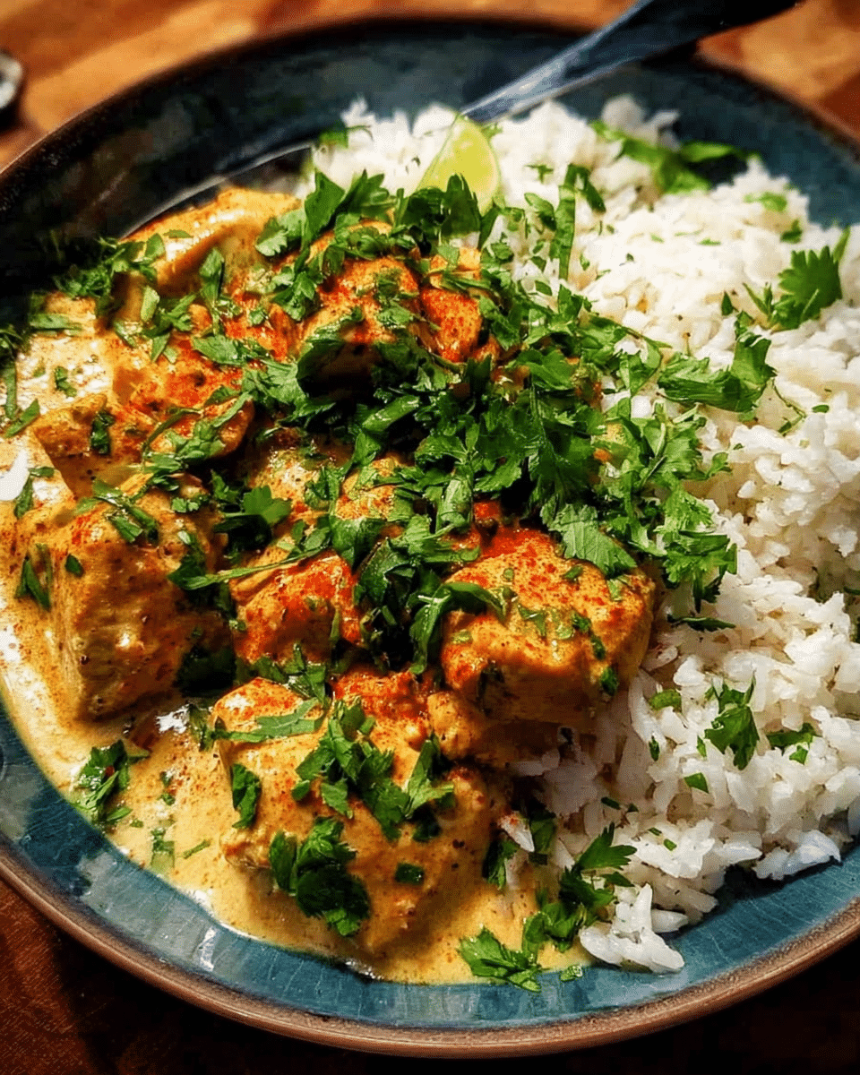 Golden Coconut Chicken with Aromatic Spices