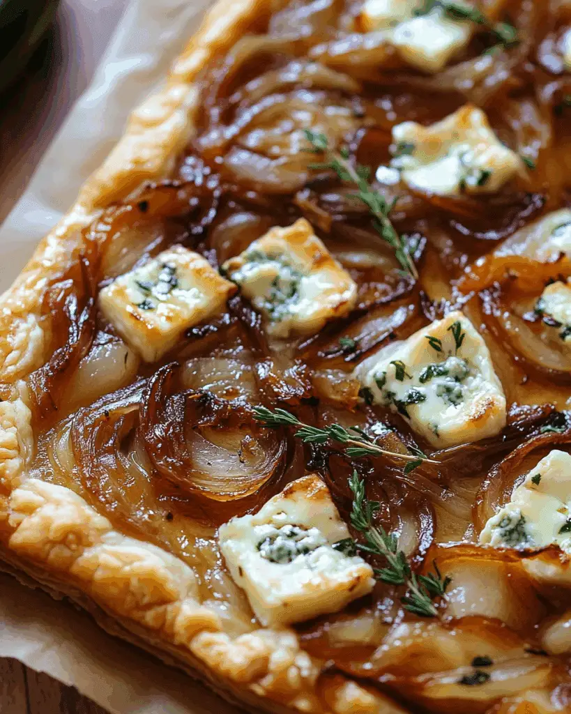Caramelized Onion and Cheese Tart