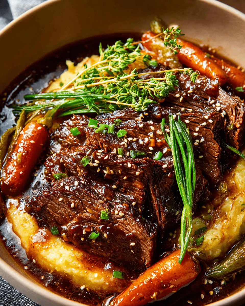 Slow Braised Miso Beef Roast Recipe
