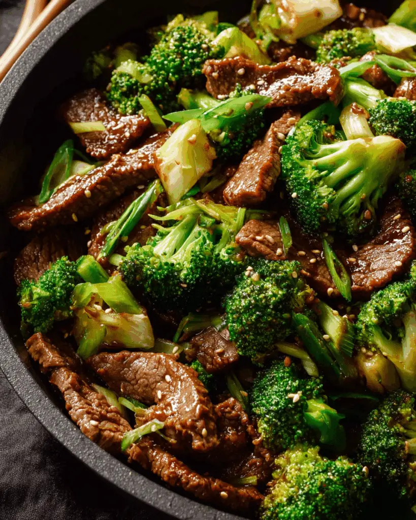Ginger Garlic Beef & Broccoli Stir-Fry