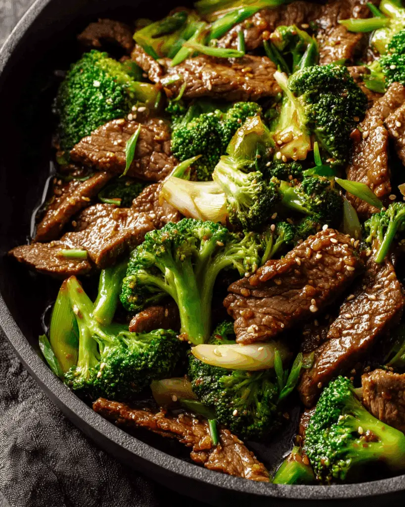 Ginger Garlic Beef & Broccoli Stir-Fry