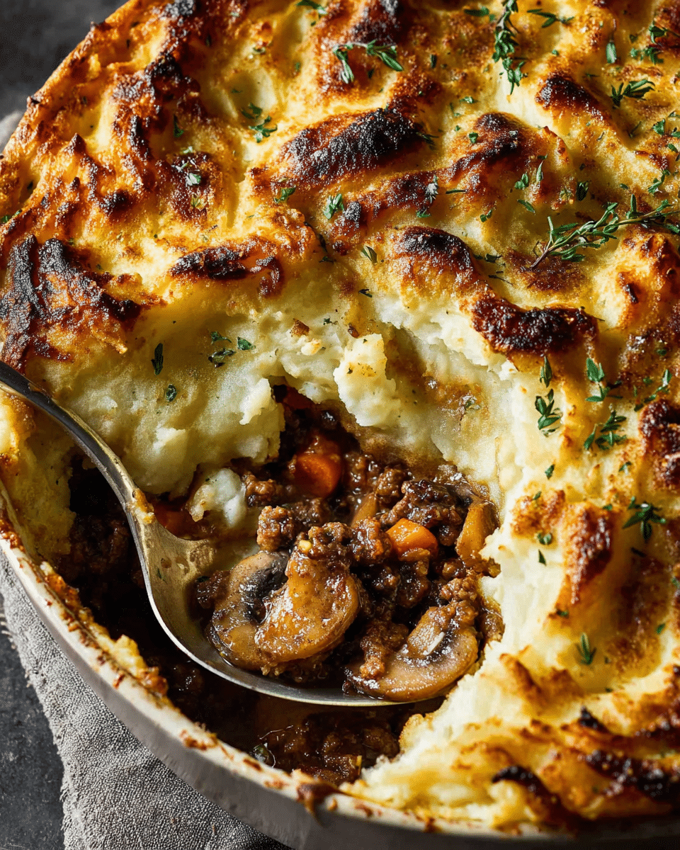 Spanish-Style Brown Butter Mushroom Shepherd’s Pie