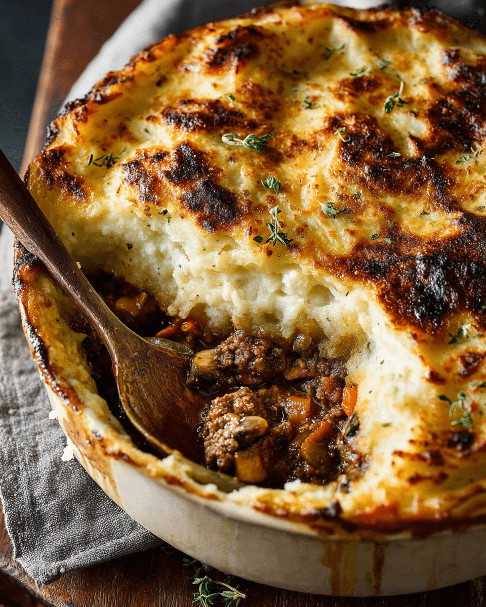 Spanish-Style Brown Butter Mushroom Shepherd’s Pie