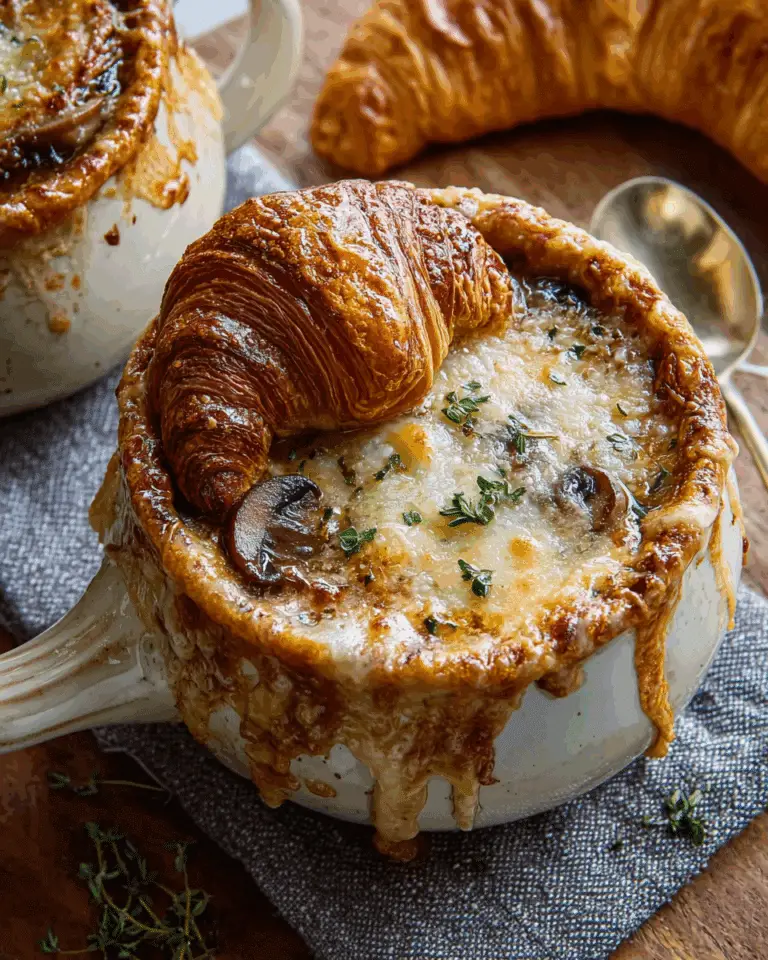 French Onion Soup with Mushrooms That Feels Comforting