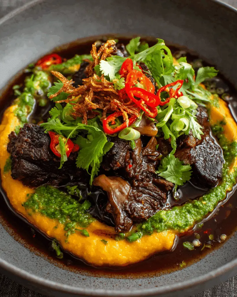 Ginger-Braised Asian Beef Cheeks – Rich & Comforting