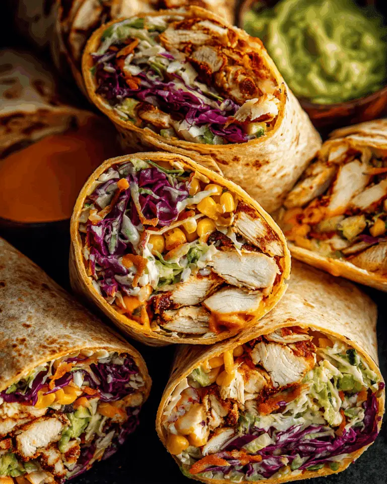 Southwest Chicken Wraps with Roasted Corn