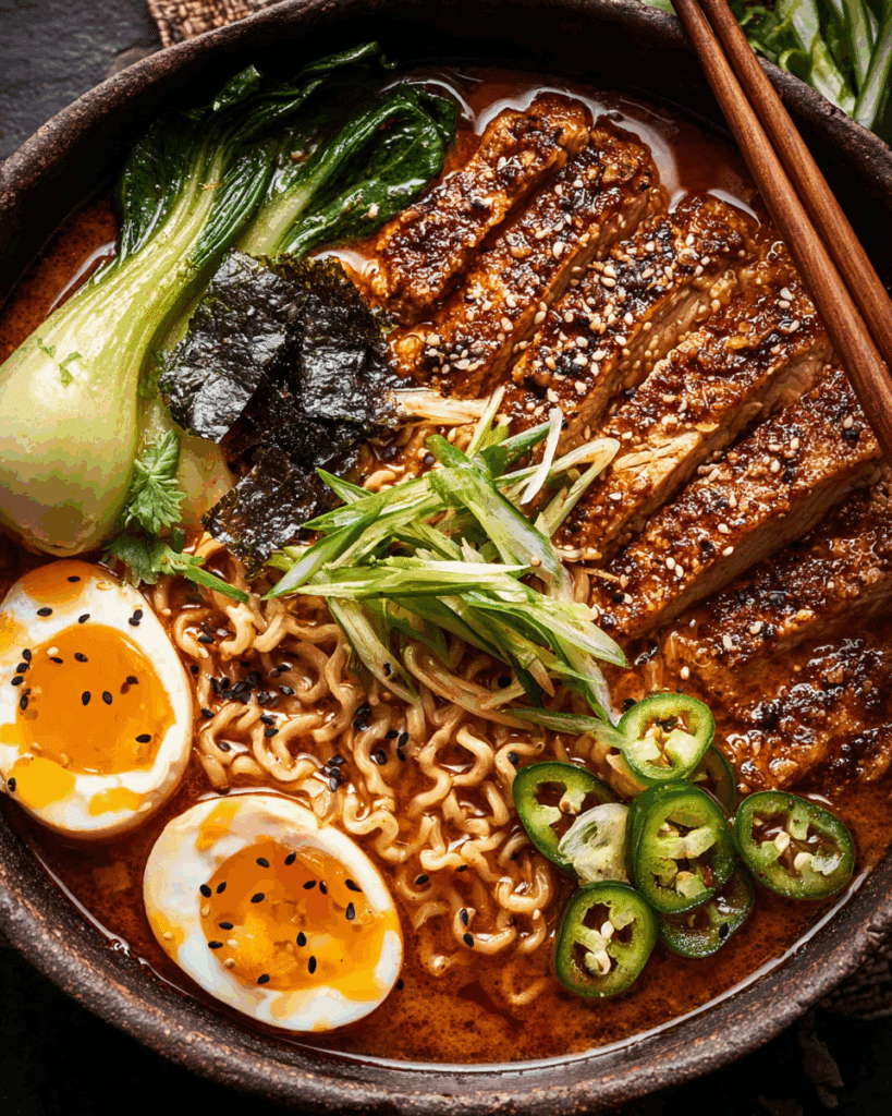 Spicy Peanut Ramen That’s Bold Creamy and Comforting