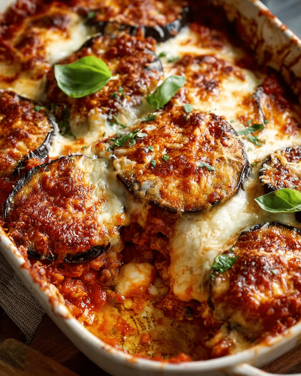 Eggplant Parmesan Bake with Ground Meat | Cozy & Flavorful