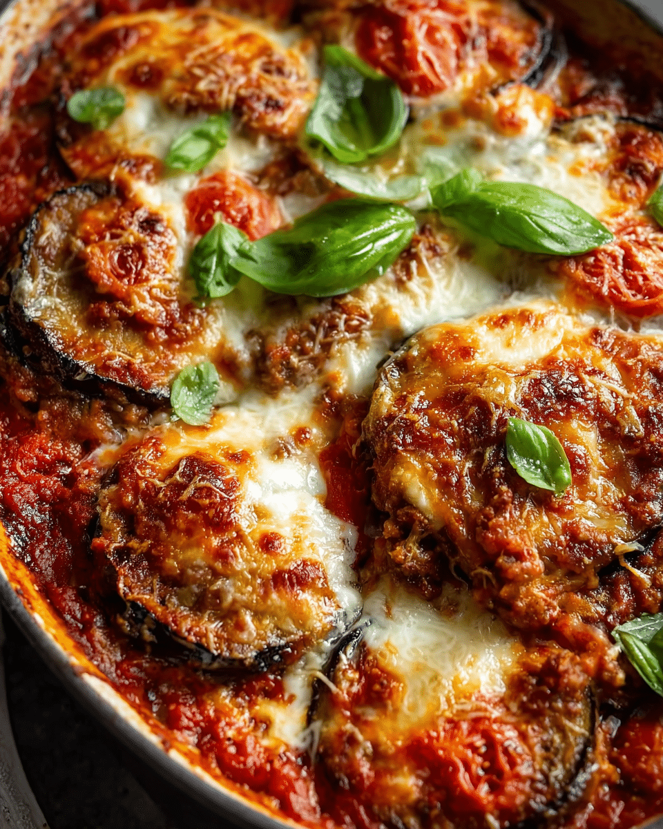 Eggplant Parmesan Bake with Ground Meat | Cozy & Flavorful