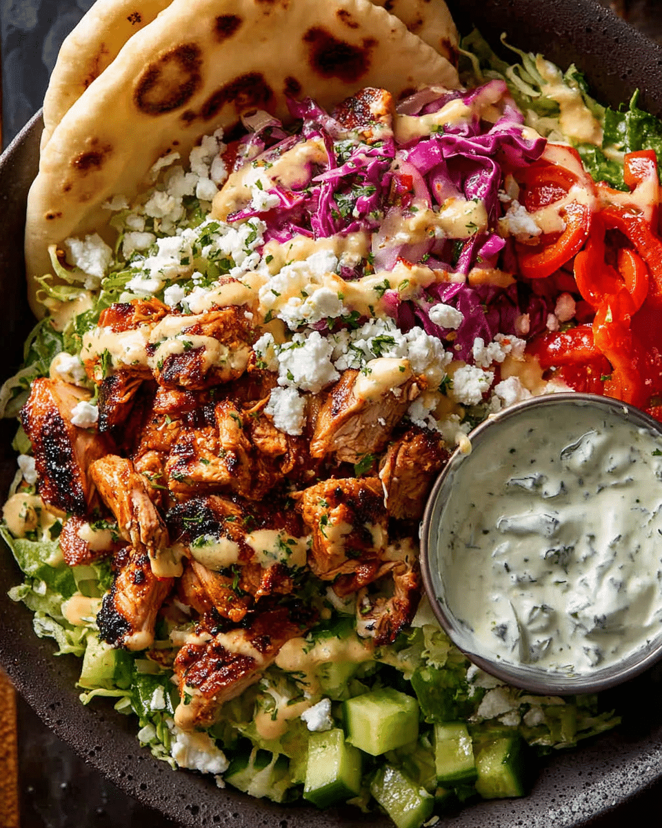 Mediterranean Chicken Bowls with Roasted Red Peppers