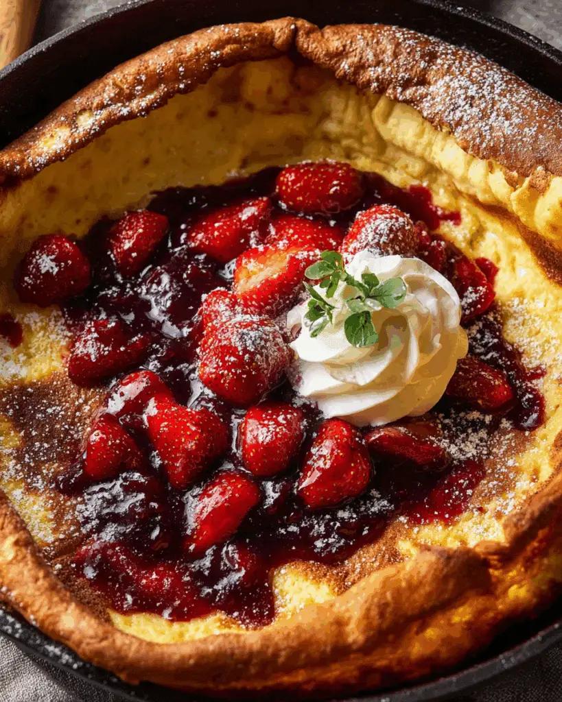 Mixed Berry Jam & Dutch Baby Pancake for a Cozy Morning