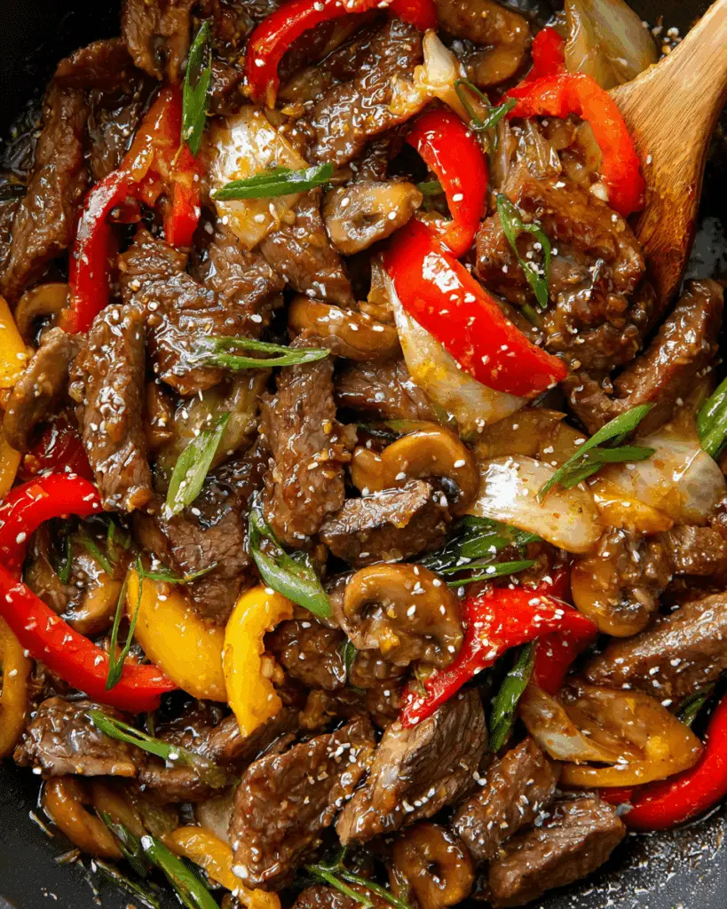 Asian BBQ Beef Stir-Fry with Orange Zest Delight