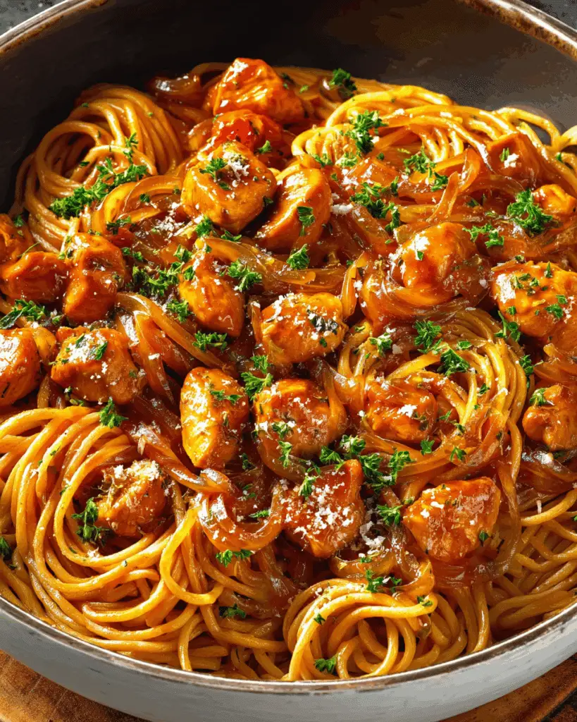 Ultimate Chicken Gravy Spaghetti That Everyone Loves