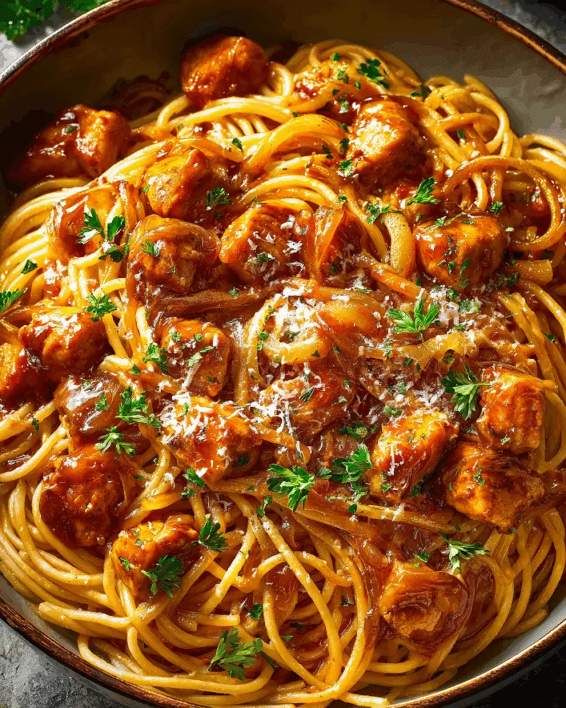 Ultimate Chicken Gravy Spaghetti That Everyone Loves